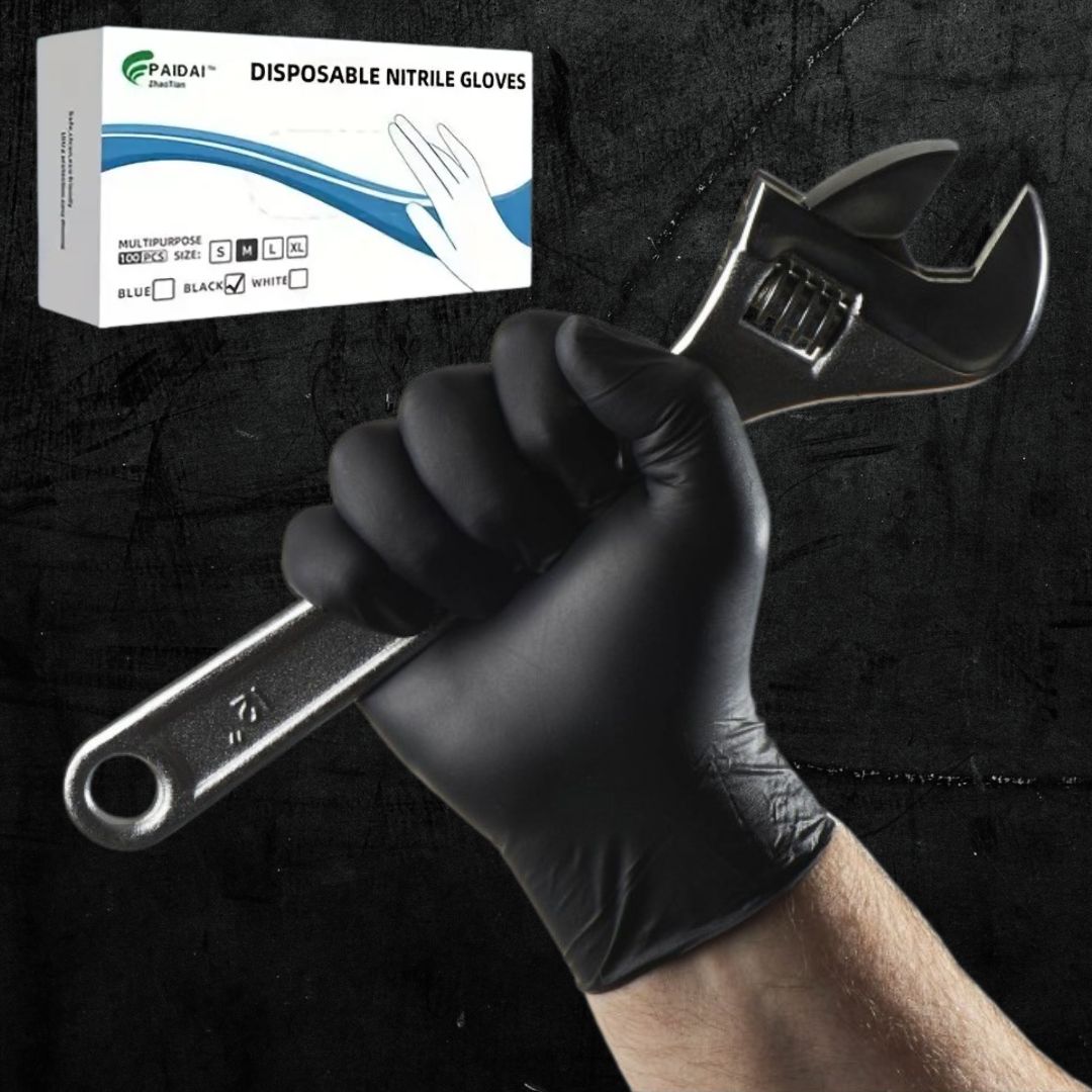 Luvas de Nitrilo Descartáveis | Proteção Eficaz para Limpeza e ...