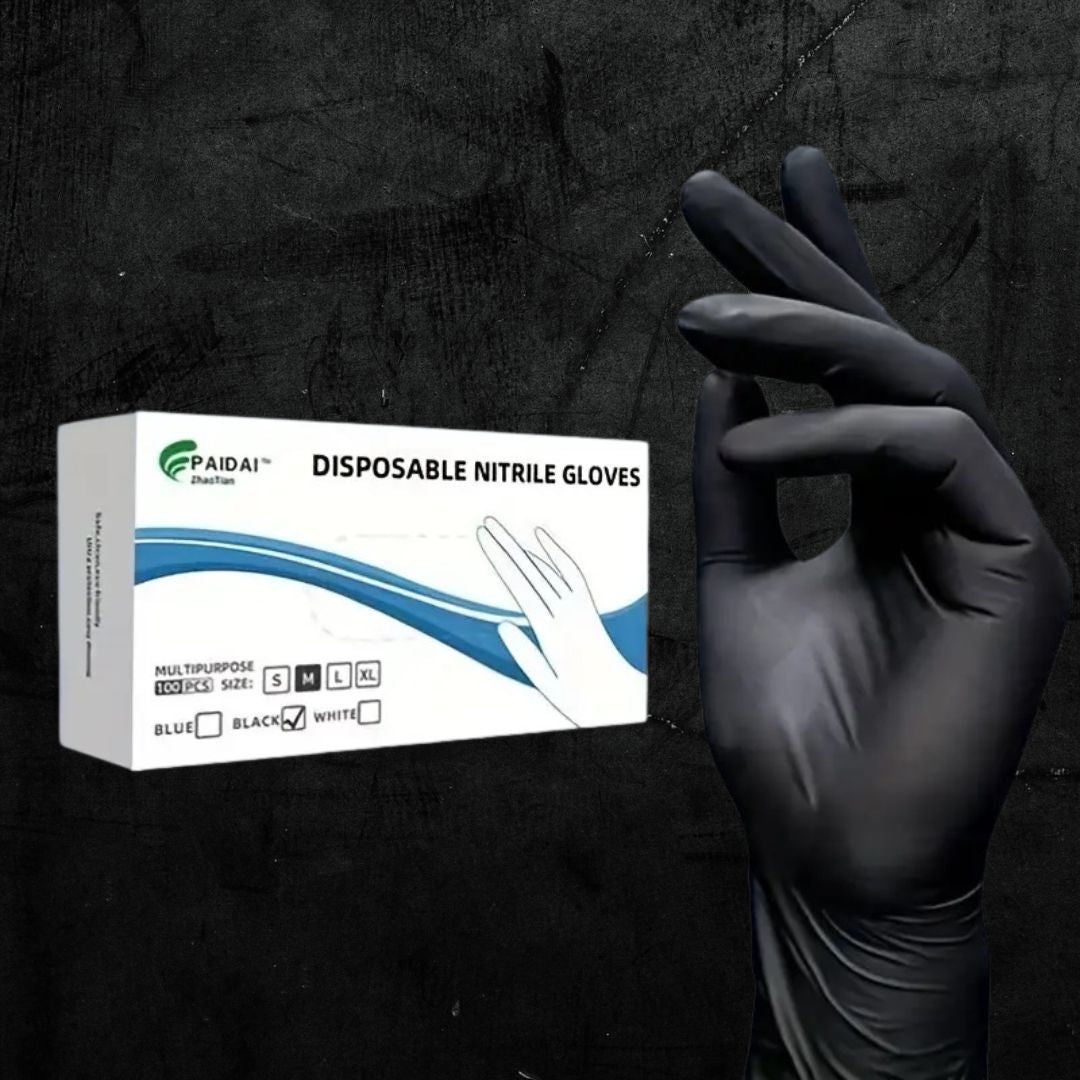Luvas de Nitrilo Descartáveis | Proteção Eficaz para Limpeza e ...